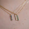Emerald Tile Necklace