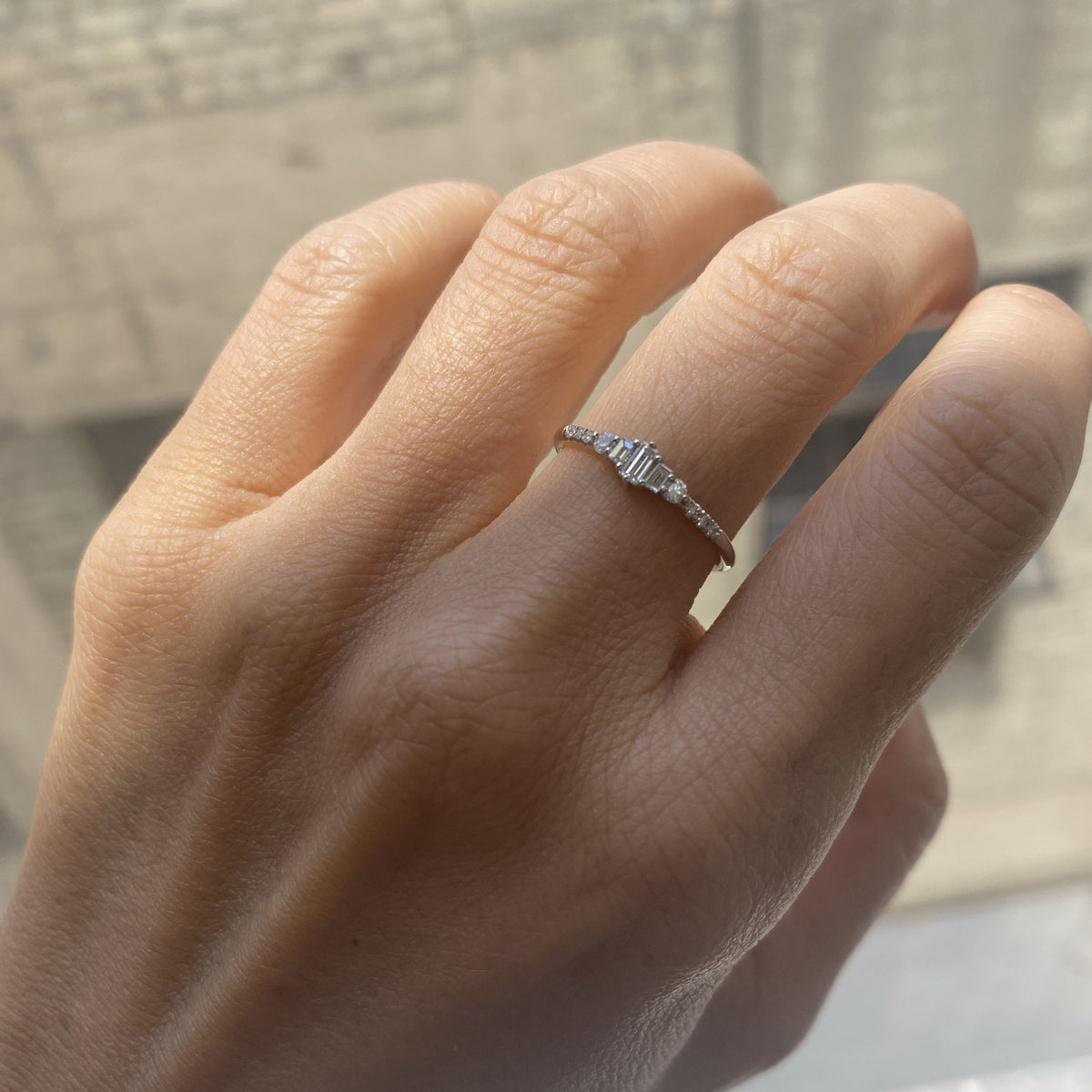 Diamond Baguette Hazel Ring