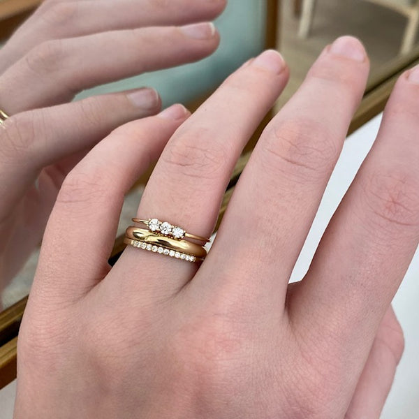 3S Diamond Wedding Ring