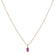 Marquise Ruby Wisp Necklace