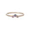 Sapphire Pillar Ring
