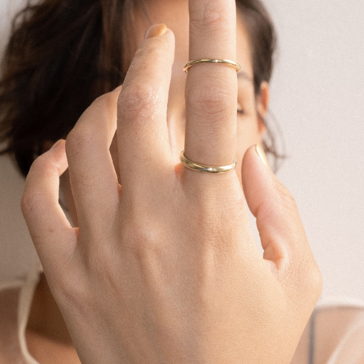 Gold Round Band