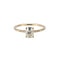 Oval Diamond Equilibrium Ring